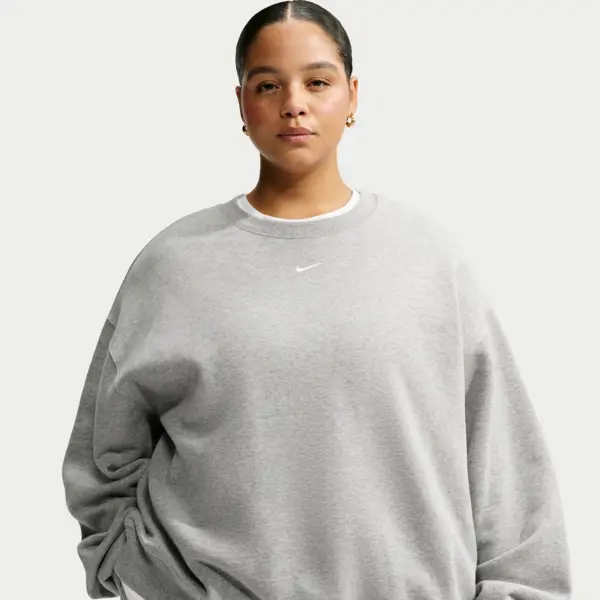 Nike Studio Fleece Medium Weight Oversized Crew-neck Sweatshirt