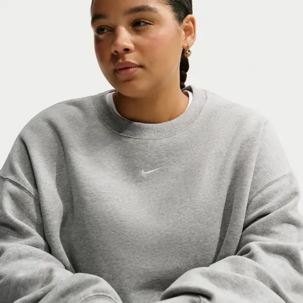 Nike Studio Fleece Medium Weight Oversized Crew-neck Sweatshirt