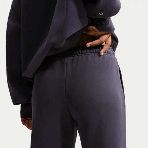 Nike Studio Fleece Medium Weight Mid-rise Wide-leg Pants