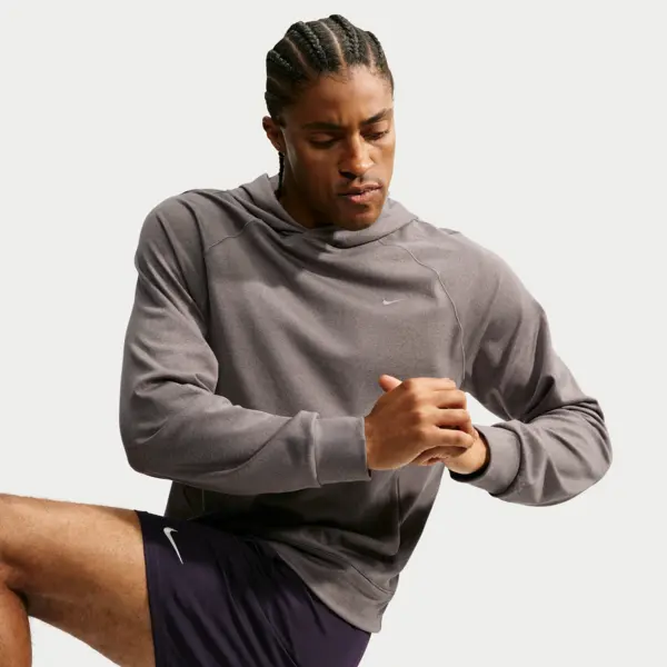 Nike Primary Nanoknit Dri-fit Uv Protection Pullover Performance Hoodie