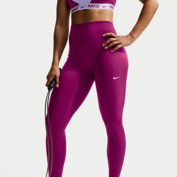 Nike One Seamless Front High-waisted Full-length Leggings