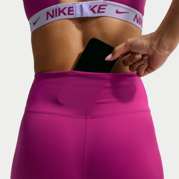 Nike One Seamless Front High-waisted Full-length Leggings