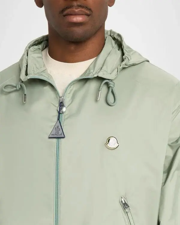 Moncler Apos;s Reicon Wind-resistsant Hooded Jacket - Beige