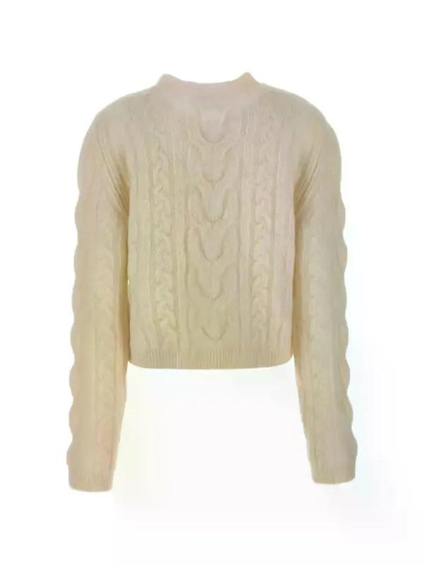 LANEUS Cable-knit Sweater