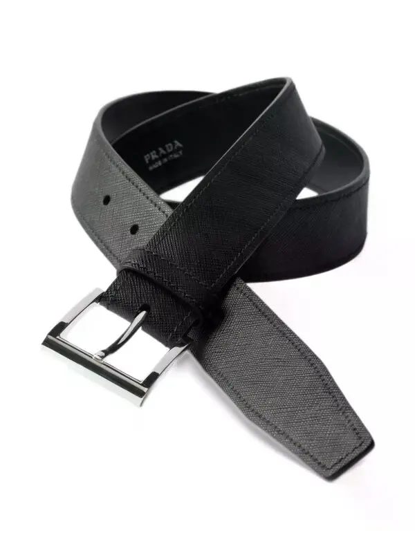 Prada Saffiano Leather Belt Strap Custom Belts