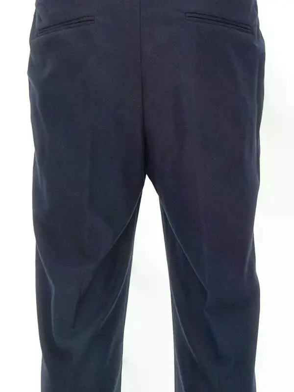 DEVORE INCIPIT Pleated-front Brushed-finish Trousers