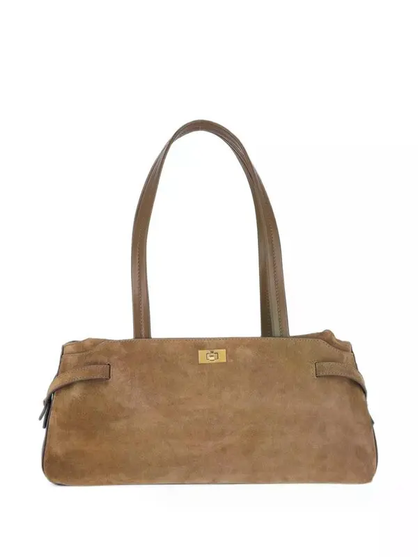 ANYA HINDMARCH Wilson Suede Leather-panelled Tote Bag