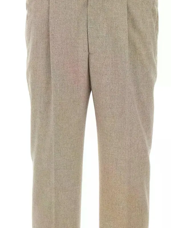 DEVORE INCIPIT Pleated Brushed Trousers
