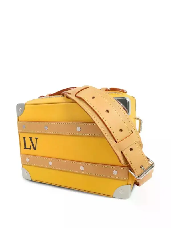LOUIS VUITTON Leather Trunk Shoulder Bag