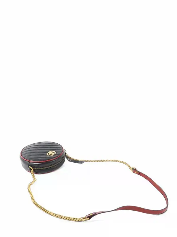 Gucci Mini Gg Marmont Round Shoulder Bag