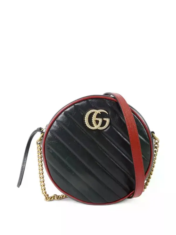 Gucci Mini Gg Marmont Round Shoulder Bag