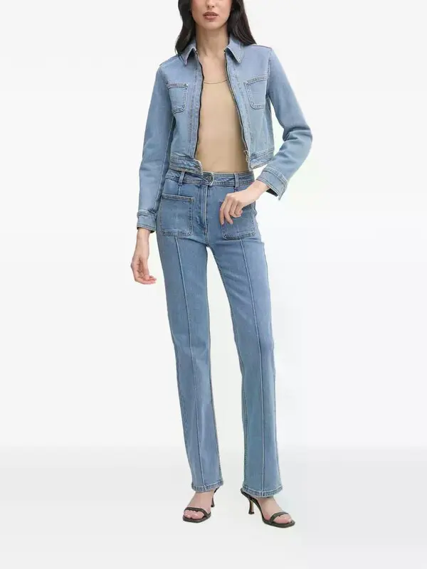 BENETTON Zip-up Denim Jacket