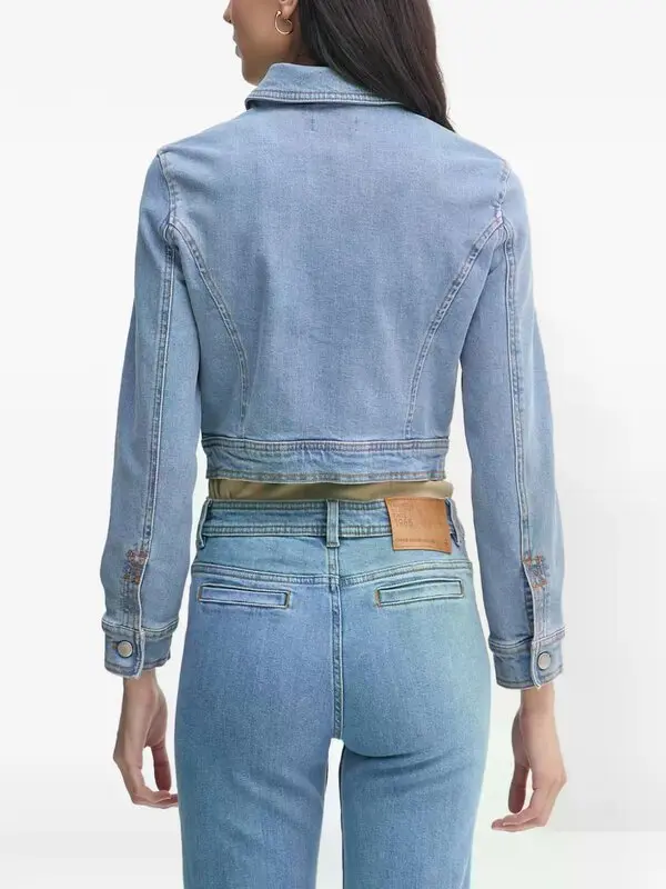 BENETTON Zip-up Denim Jacket