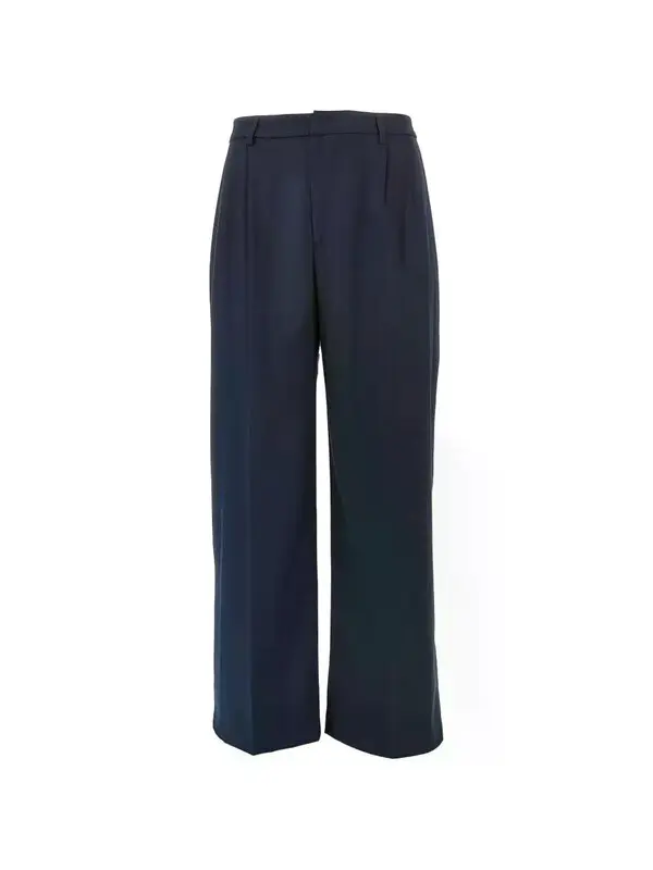 BSTROY Pleated Wide-leg Trousers
