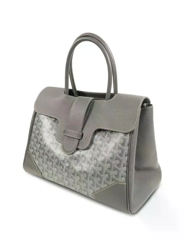 Goyard Saigon Goyardine Logo-print Tote Bag