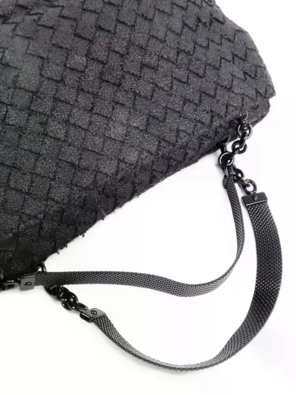Bottega Veneta Mini Intrecciato Rattan Tote Bag