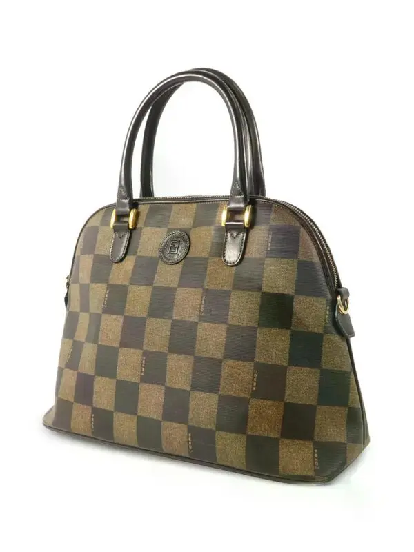 Fendi Check-print Tote Bag