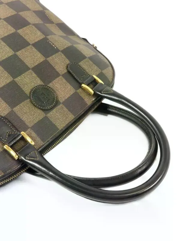 Fendi Check-print Tote Bag
