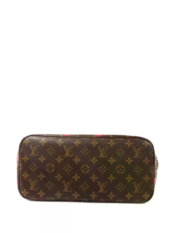 LOUIS VUITTON X Takashi Murakami Mm Neverfull Monogram Cherry Tote Bag