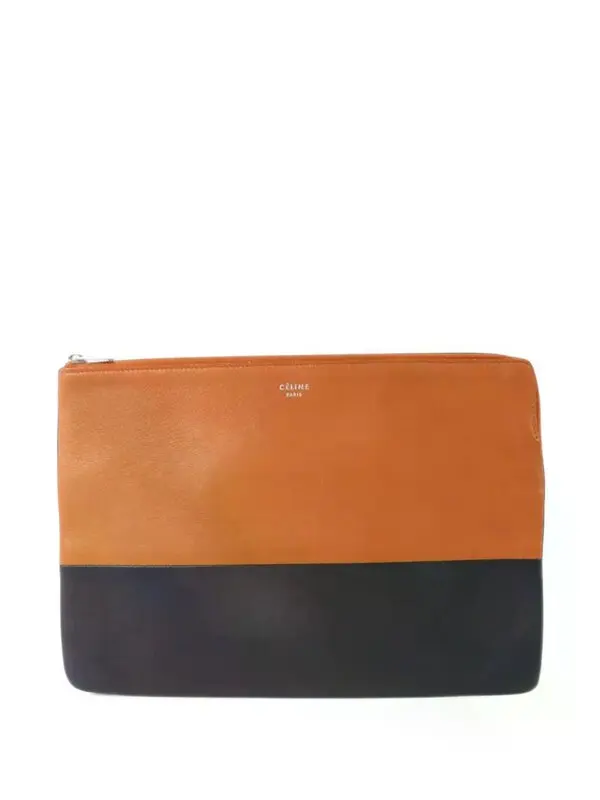Celine Solo Leather Clutch Bag