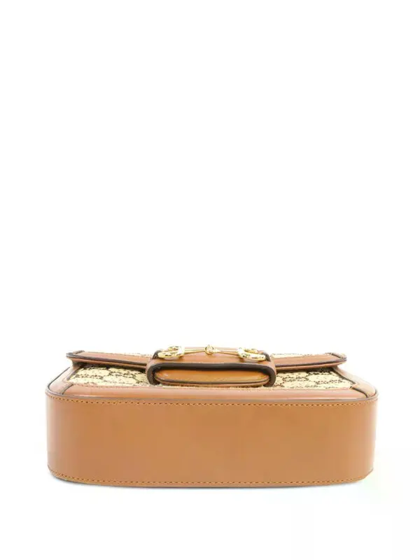 Gucci Small Horsebit 1995 Gg Canvas Shoulder Bag