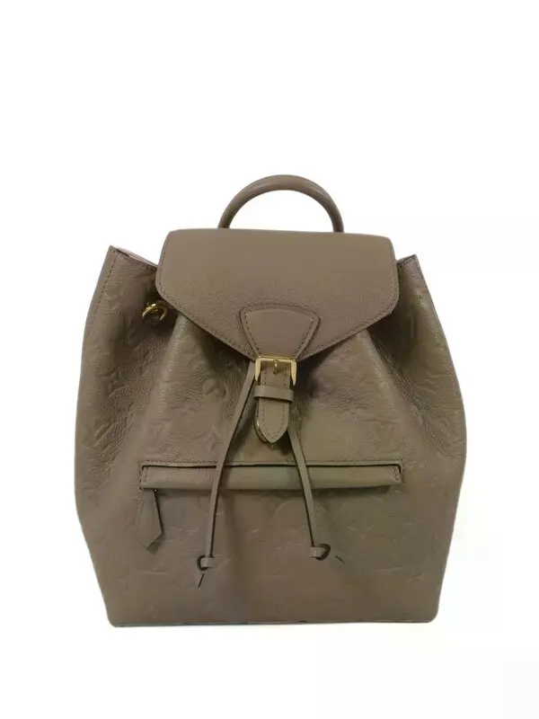 LOUIS VUITTON Pm Montsouris Monogram Empreinte Leather Backpack