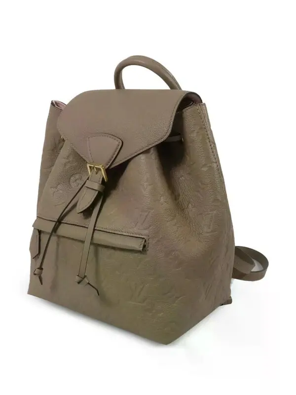 LOUIS VUITTON Pm Montsouris Monogram Empreinte Leather Backpack