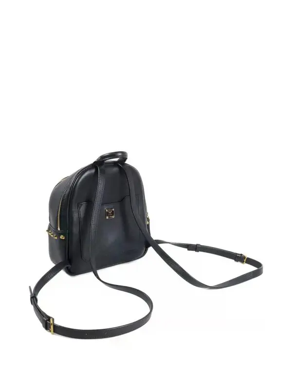 Mcm Stud-embellished Leather Backpack