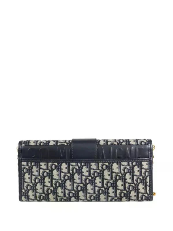 Dior 30 Montaigne Oblique Monogram Clutch Bag - Blue