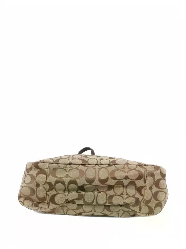 COACH Gallery Signature Monogram Tote Bag