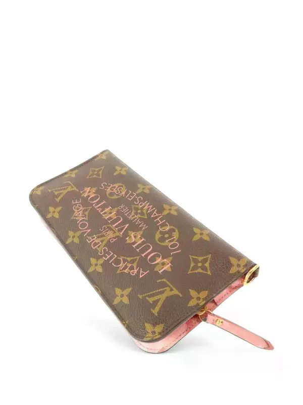 LOUIS VUITTON Monogram Ikat Insolite Long Wallet - Brown