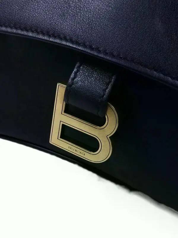 Balenciaga Medium Hourglass B-logo Shoulder Bag