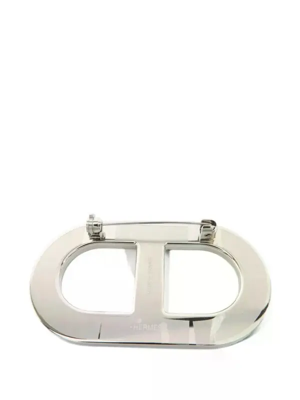 Hermès Chaine D'ancre Leather Brooch