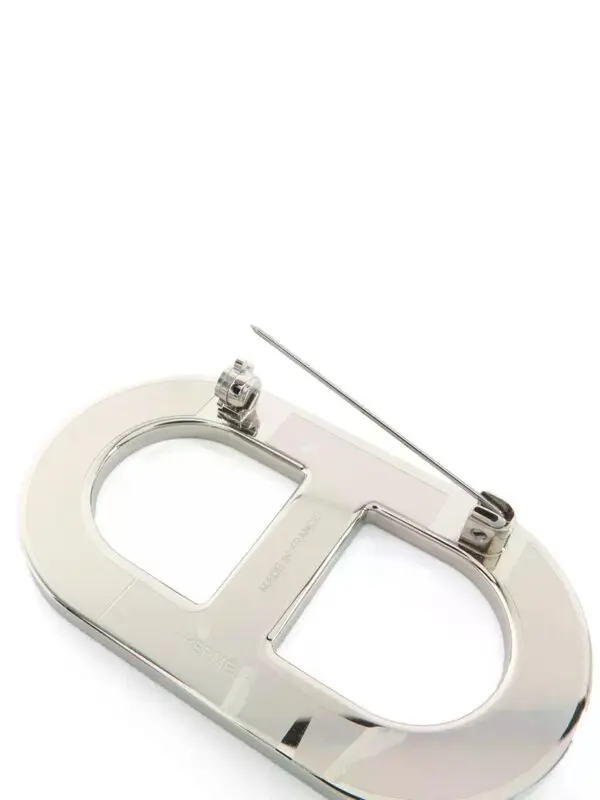 Hermès Chaine D'ancre Leather Brooch