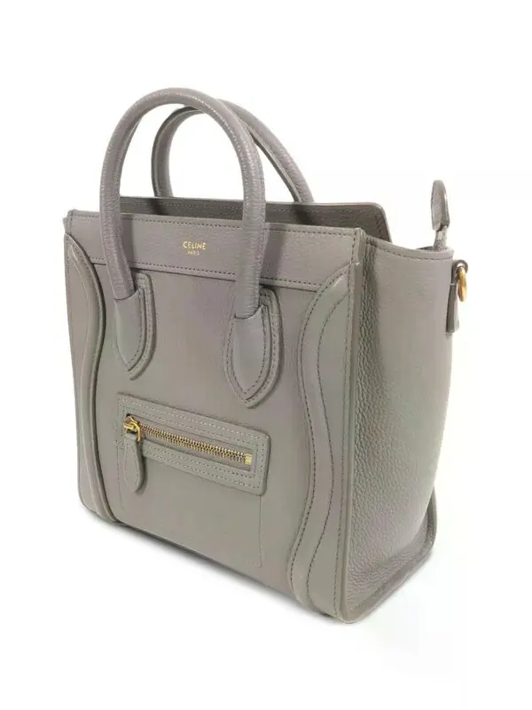 Celine Nano Luggage Leather Tote Bag