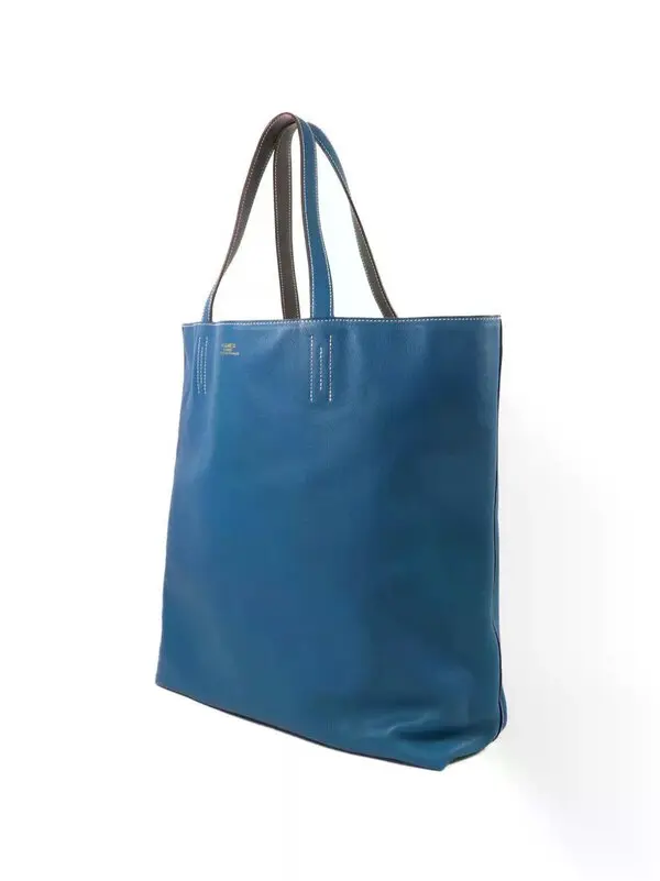 Hermès 2013s 36 Double Sens Evercolor Leather Tote Bag