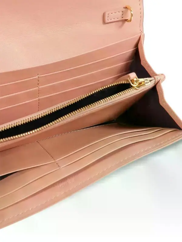 Fendi Logo-plaque Foldover Clutch Bag