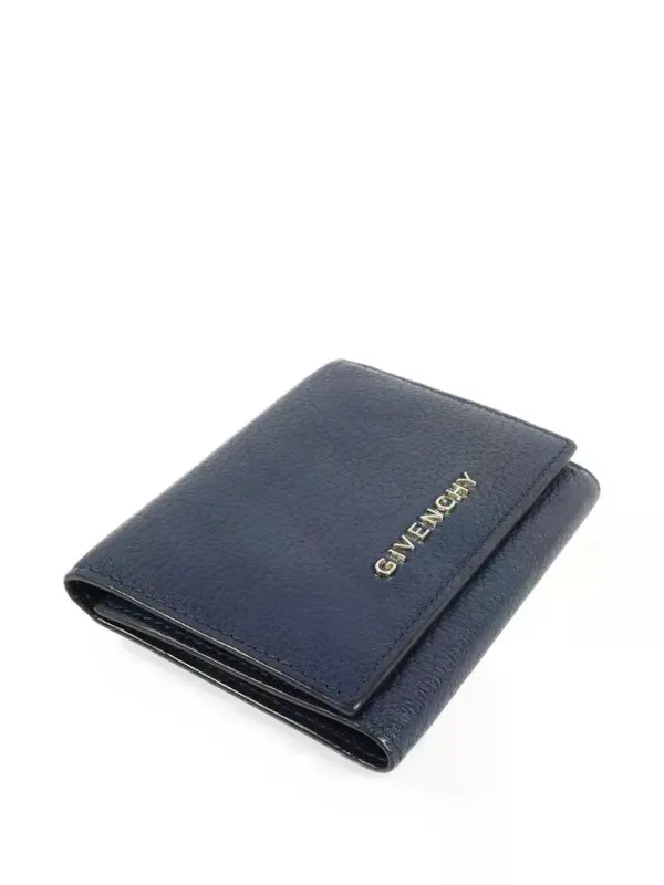 Givenchy Logo-plaque Trifold Leather Wallet