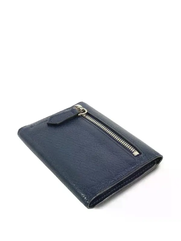 Givenchy Logo-plaque Trifold Leather Wallet