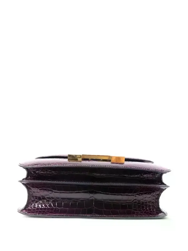Hermès Constance Leather Shoulder Bag - Purple