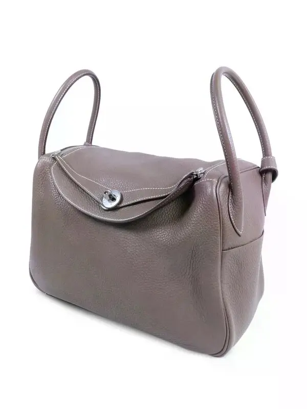 Hermès Lindy Leather Shoulder Bag - Neutrals