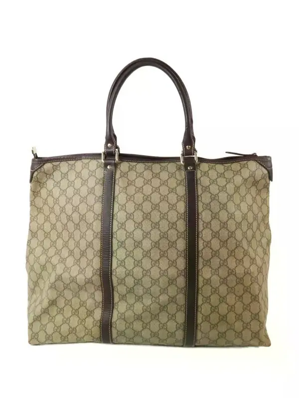 Gucci Gg Supreme Canvas Tote Bag - Neutrals