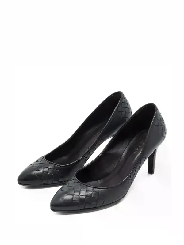 Bottega Veneta Intrecciato Pointed-toe Pumps