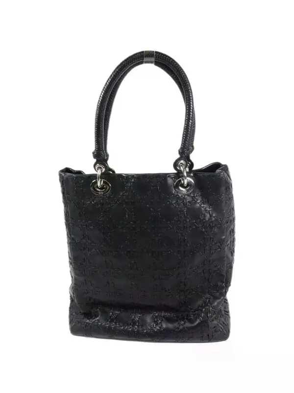 Dior Cannage Soft Lady Leather Tote Bag