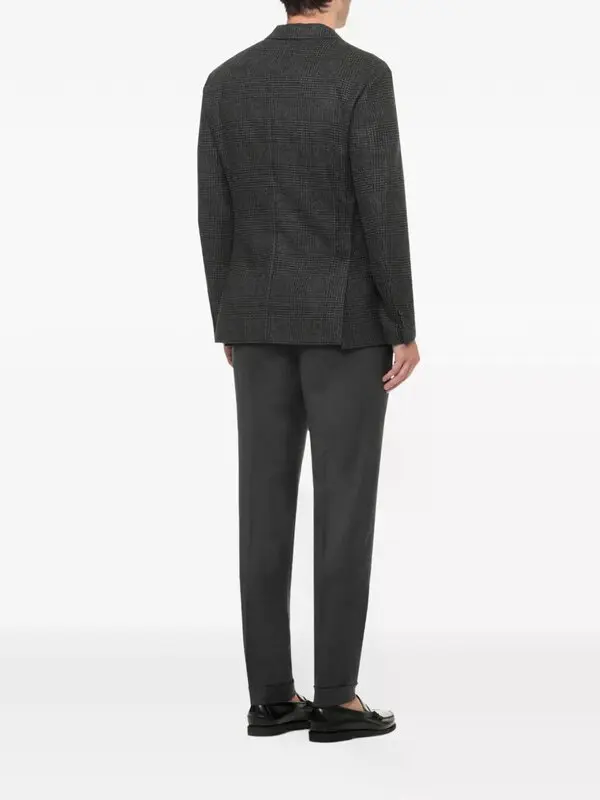 LARDINI Houndstooth Check-pattern Blazer