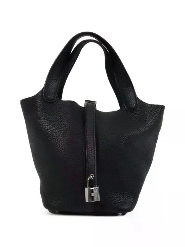 Hermès Pm Picotin Tote Bag - Black