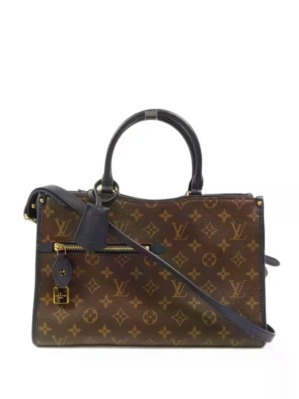 LOUIS VUITTON Popincourt Pm Monogram Handbag - Brown