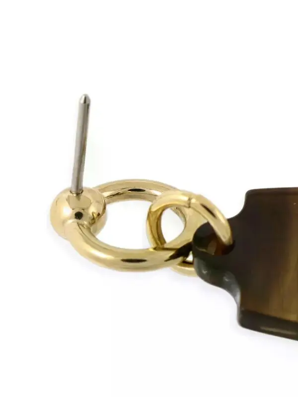 Hermès Amulette Maroquinier Earrings
