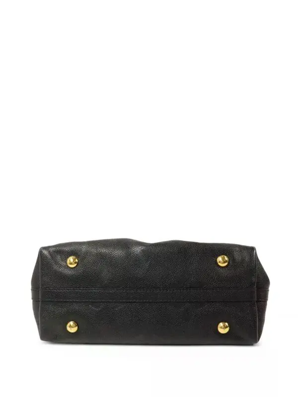 LOUIS VUITTON Carryall Pm Monogram Empreinte Shoulder Bag - Black
