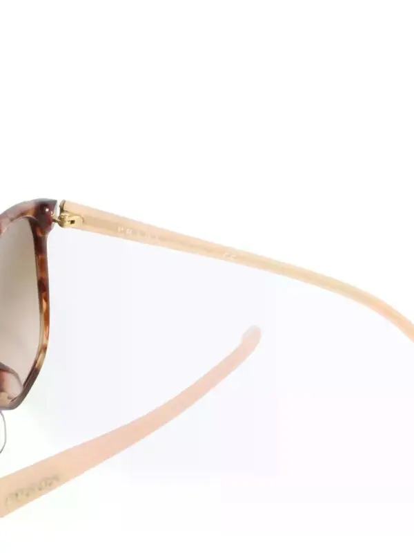 Prada Tortoiseshell-effect Cat-eye Sunglasses